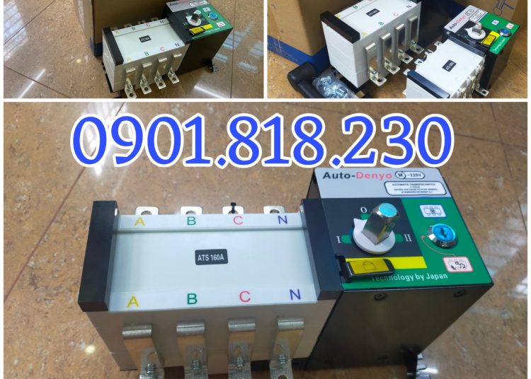 Thiết bị chuyển nguồn tự động ATS 4P 100A hiệu Auto-Denyo, model ATS ...